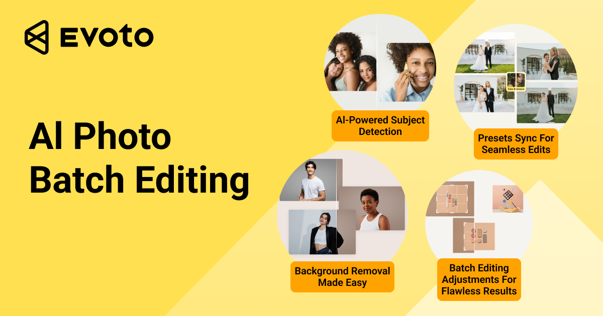 AI Photo Batch Editing - Free Bulk Retouch, Remove, Crop | Evoto