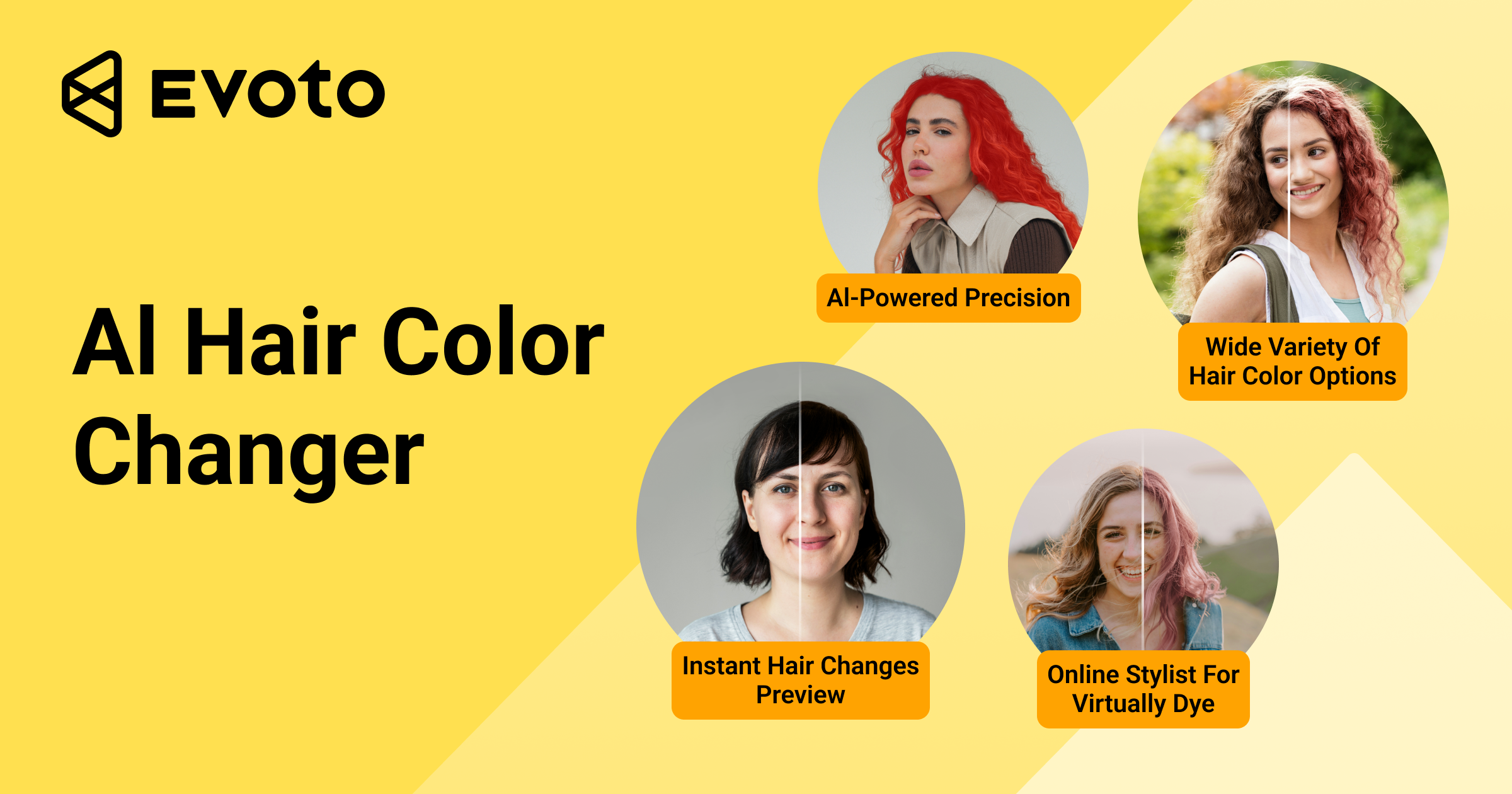 Online Hair Color Changer - Free Virtual Try-on | Evoto AI