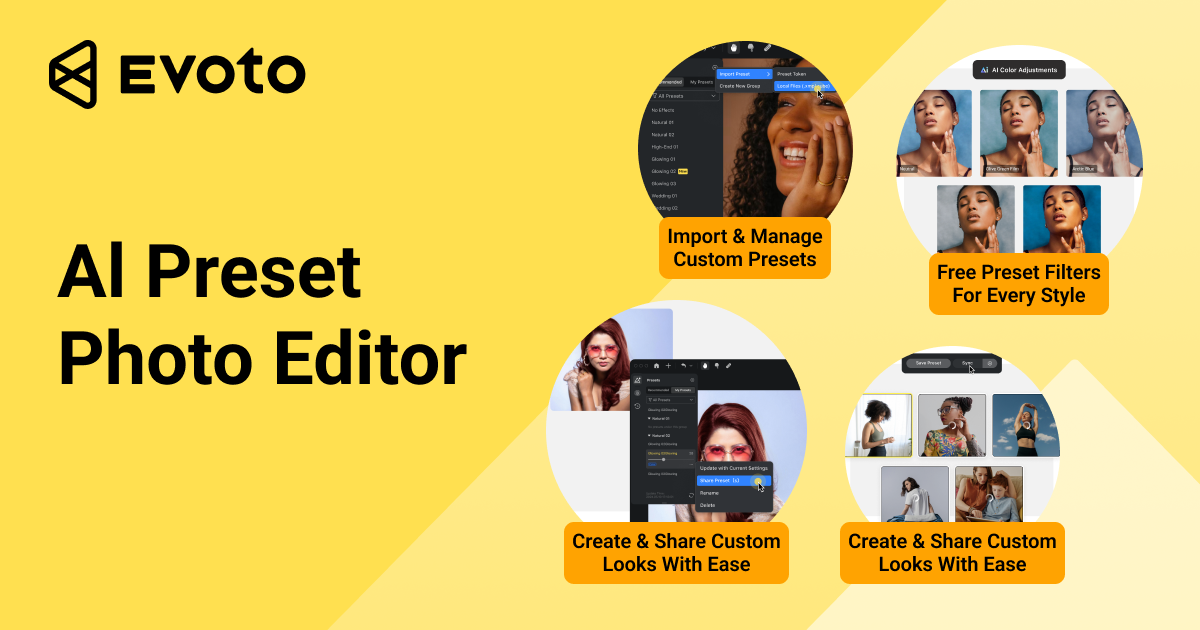 Online Preset Photo Editor - Custom & Free Presets | Evoto AI