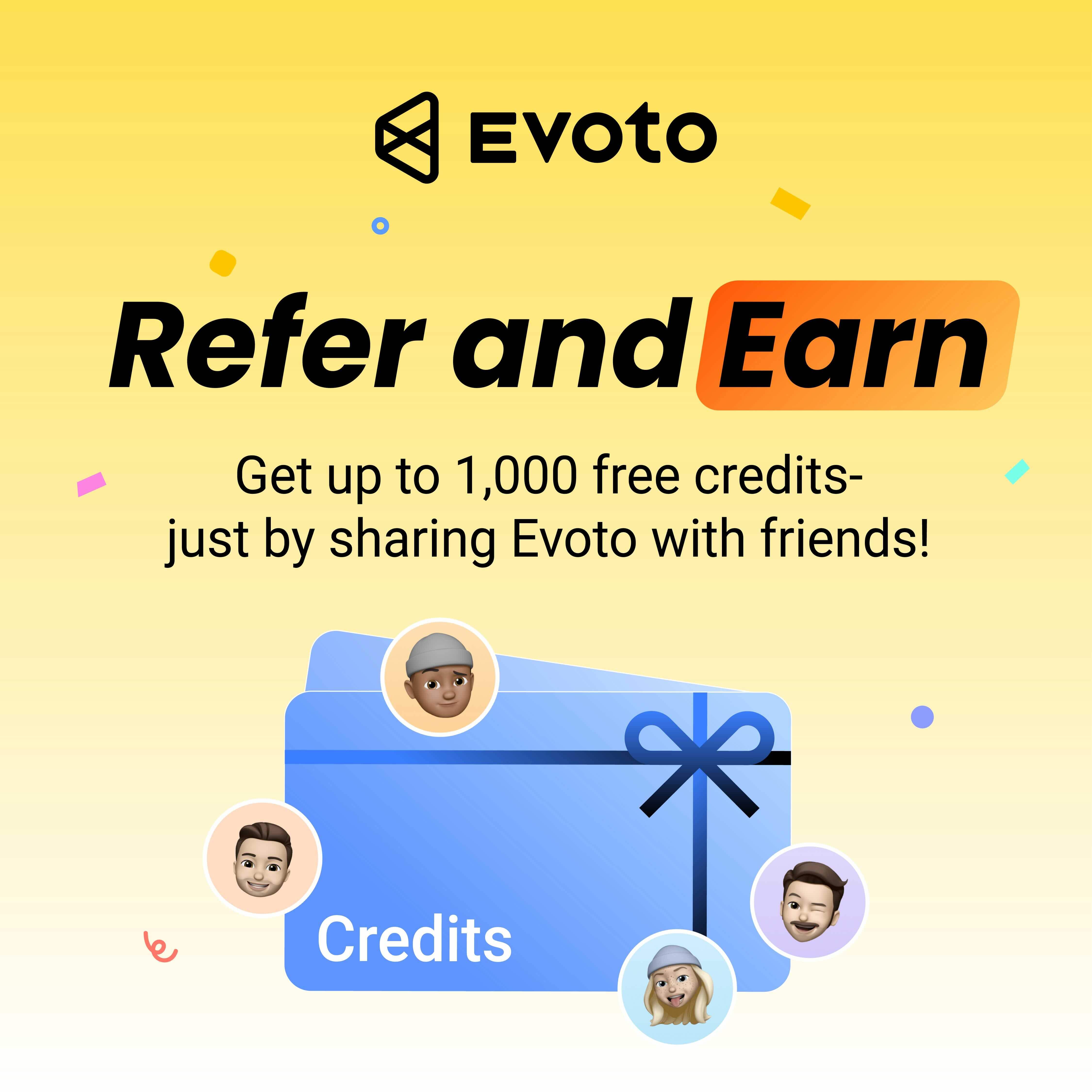 Evoto Referral Program | Share & Earn Rewards on AI Photo Editor